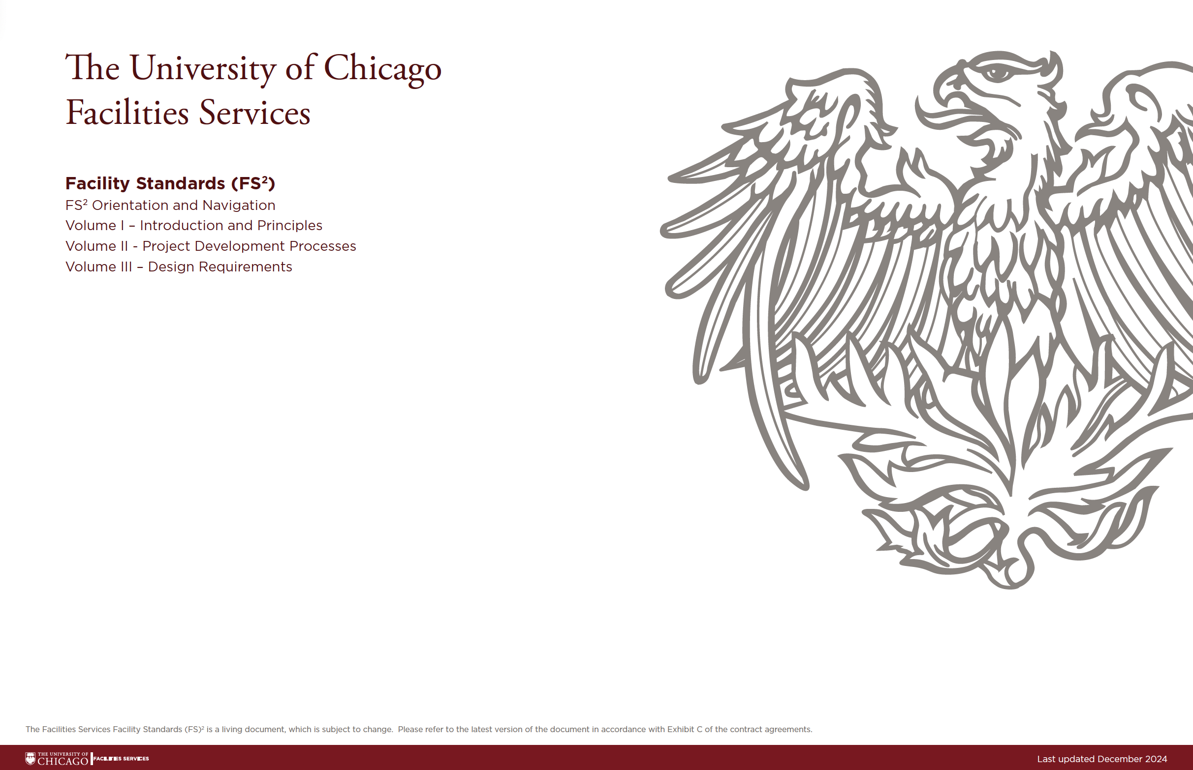 Facility Standards (FS2) | The University of Chicago Facilities Services