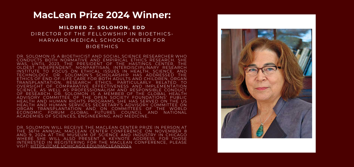 The MacLean Center for Clinical Medical Ethics