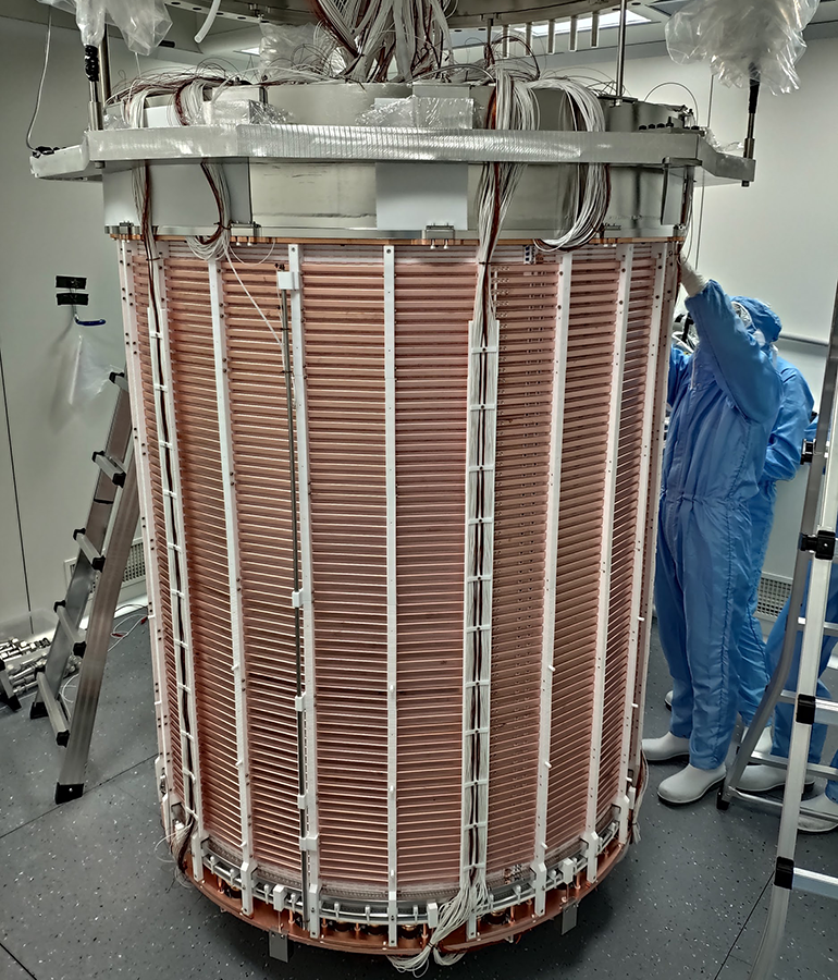 First measurement of a nuclear recoil signal from solar neutrinos with ...