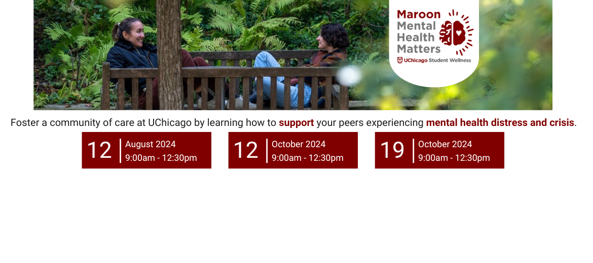 UChicago Student Wellness | The University of Chicago